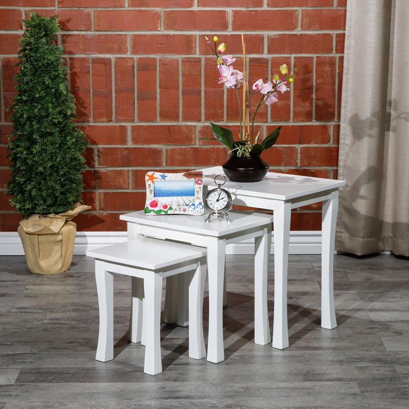 Alcott Hill® Dustin 3 Piece Nesting Tables & Reviews | Wayfair